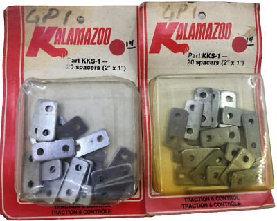 2- 20 PK KALAMAZOO SOLID ALUMINUM STUD BACKER PLATES KKS-1 SNOWMOBILE ...