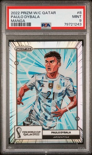 2022 Paulo Dybala Panini Prizm World Cup Manga Argentina Case Hit SSP ...