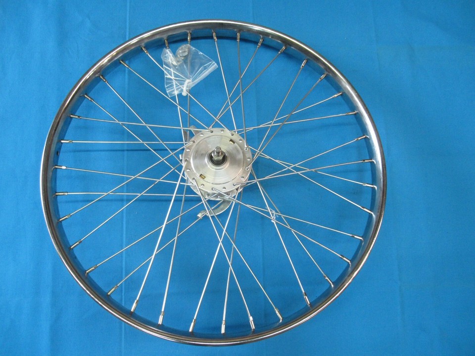 26" Bicycle Worksman Cycles Front Wheel Drum Brake Heavy Duty Chrome-1 ...