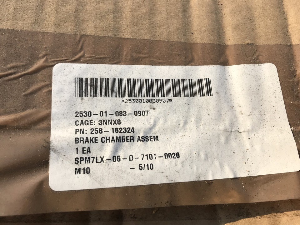 NOS MILITARY TRACTOR BRAKE CHAMBER ASSY M915 M916 M917 M918 M919 258 ...