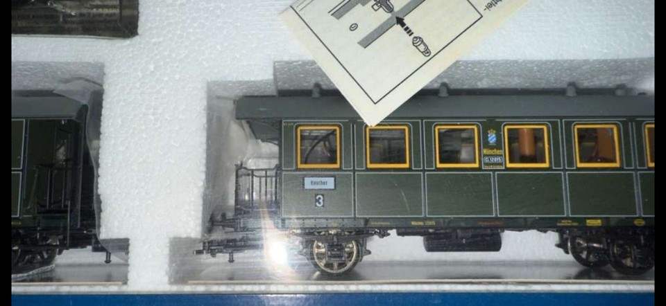 Fleischmann H0 Zugpackung Bayrisches Zug-Set K.Bay.Sts.B 4-teilig 4901 ...