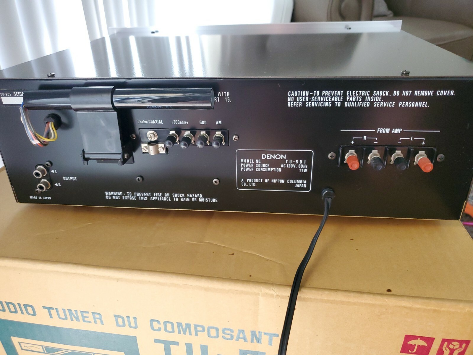 Denon TU-501 Vintage Audio Tuner + Original 2 Boxes RARE !!! | eBay