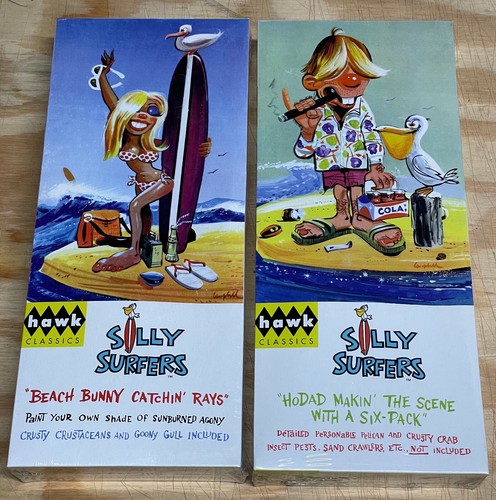 2 Hawk Classic's Silly Surfer kits-Beach Bunny & Hodad | eBay