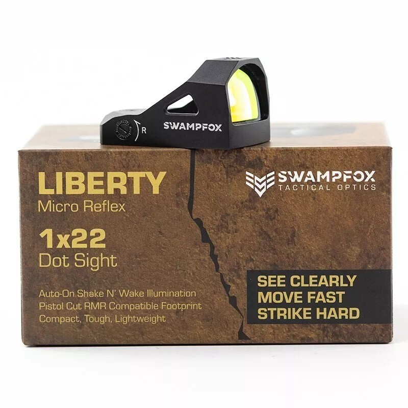 Swampfox Liberty Micro Reflex Optic 3 MOA Red/Green Dot Sight For RMR ...