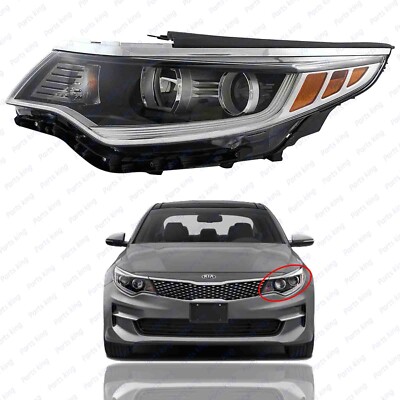 For 2016 2017 2018 Kia Optima Headlight Assembly Driver Halogen ...