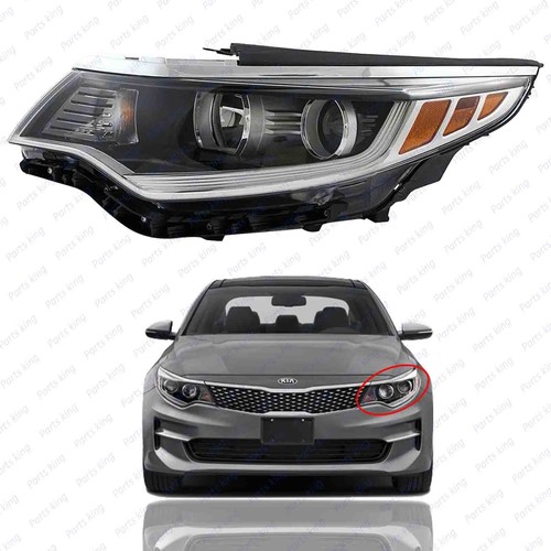 For 2016 2017 2018 Kia Optima Headlight Assembly Driver Halogen ...