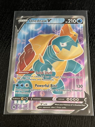 Drednaw V - Champion's Path - Ultra Rare - Full Art - 069/073 Pokémon ...