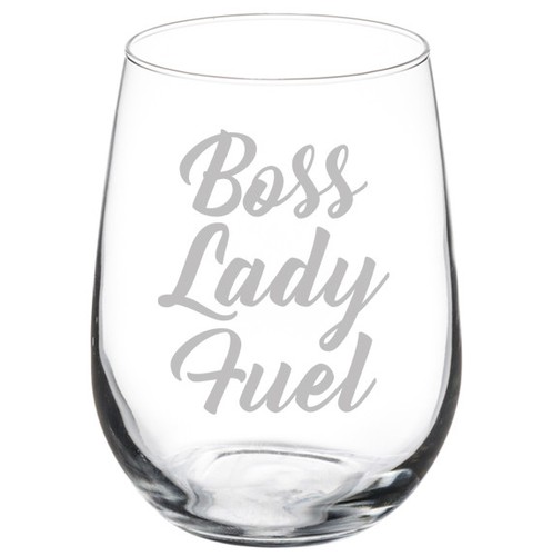 Boss Lady Fuel 10oz / 20oz / Stemmed / Stemless Wine Glass | eBay
