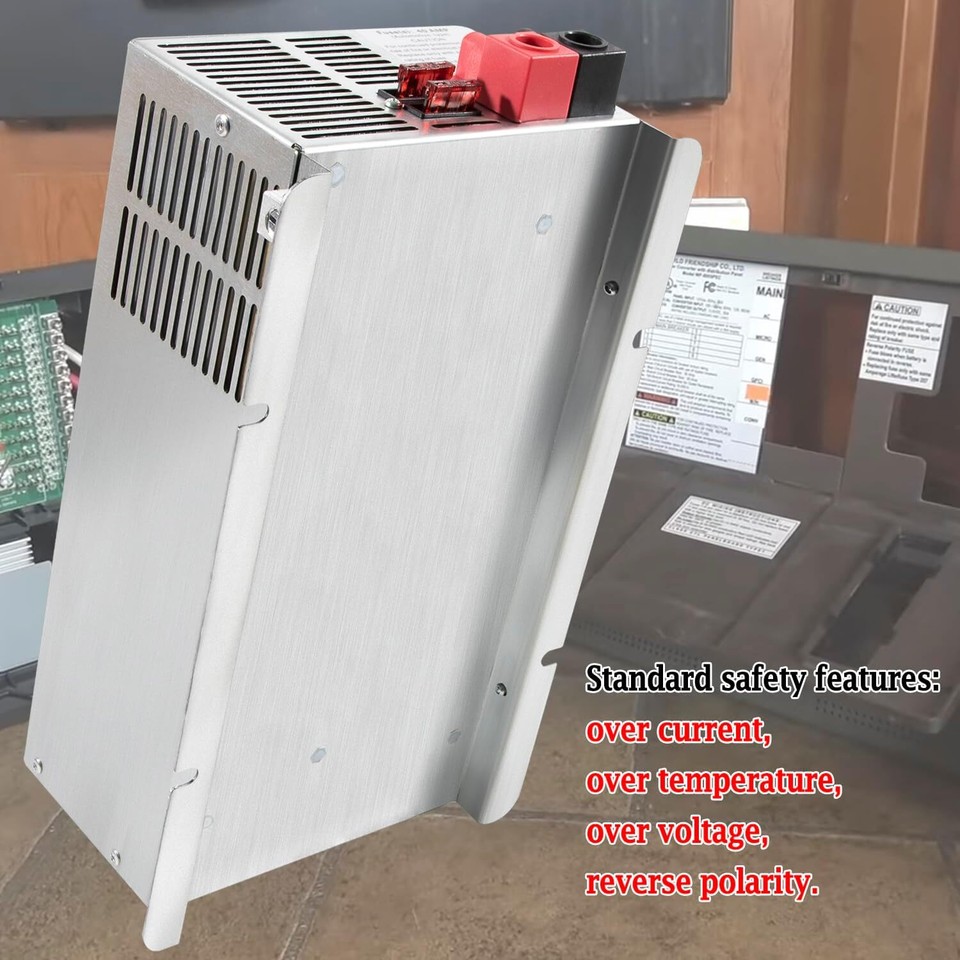 WF-9875-AD-CB Deckmount Converter Charger, 75A DC Output, 20 Amp AC ...