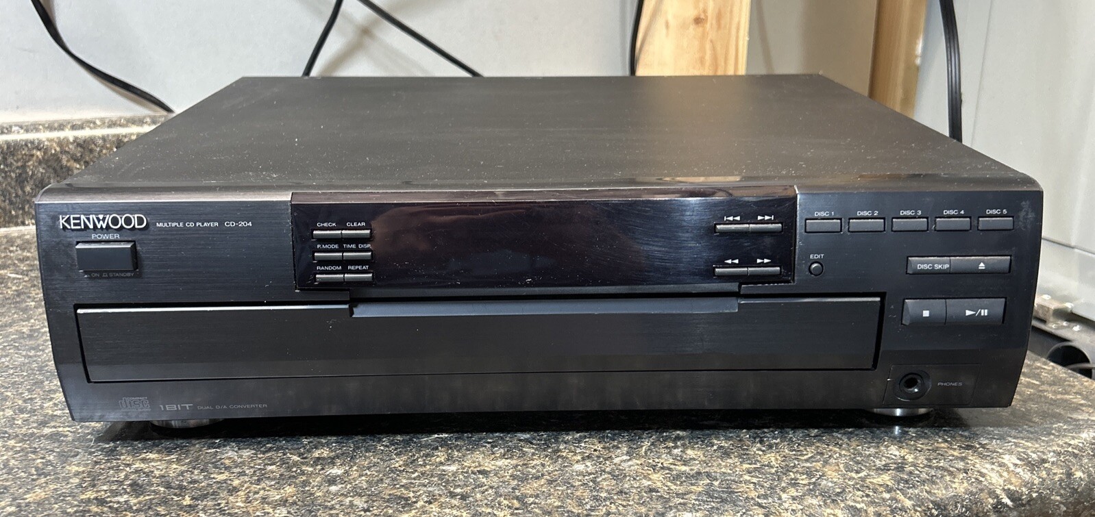 Kenwood CD-204 5 Disc CD Changer Multiple CD Player - Tested / WORKS ...