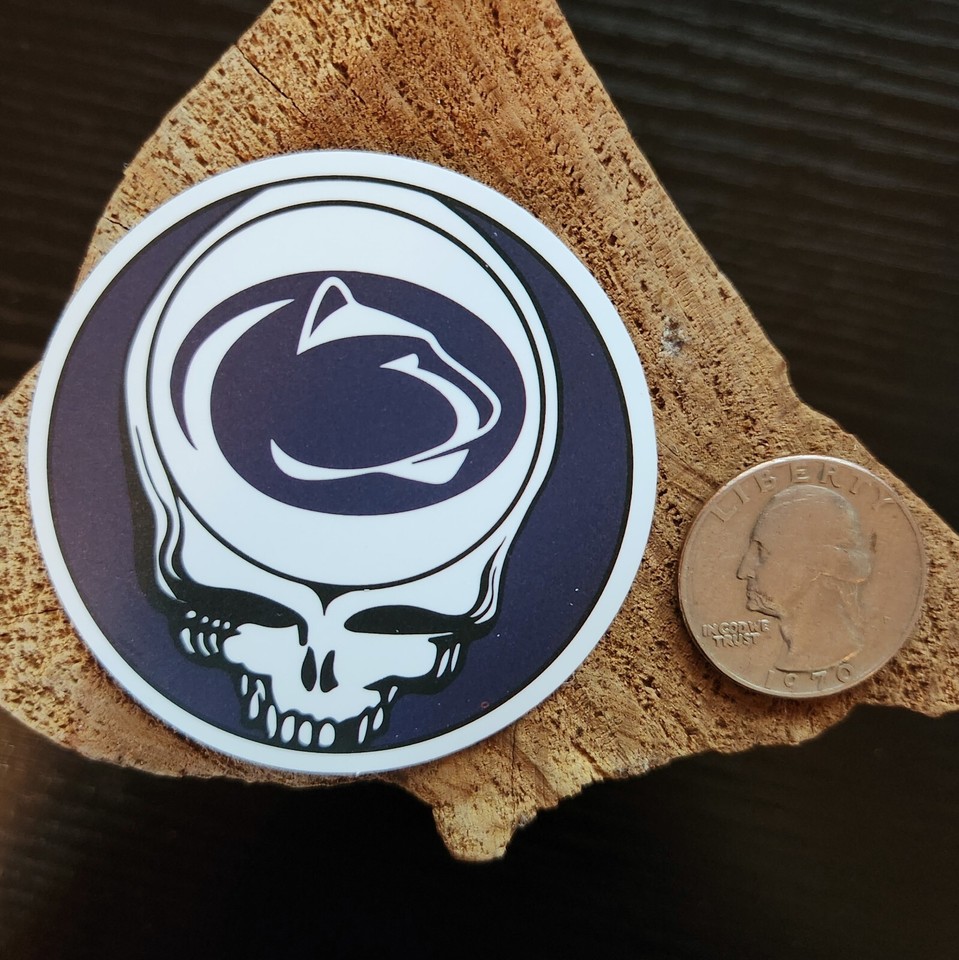 2 ¼” Grateful Dead Stealie Penn State Nittany Lions Steal Your Face SYF ...