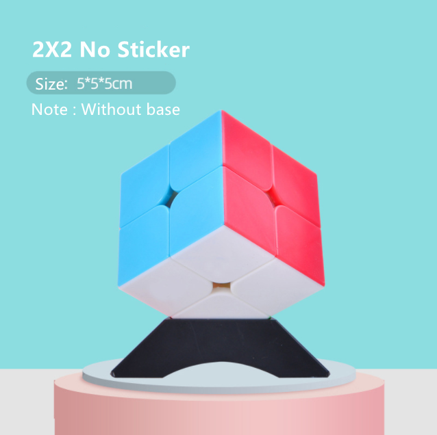 2X2X2 Magic Cube Colorful Puzzle Super Smooth Fast Speed Cube Kids Toys ...
