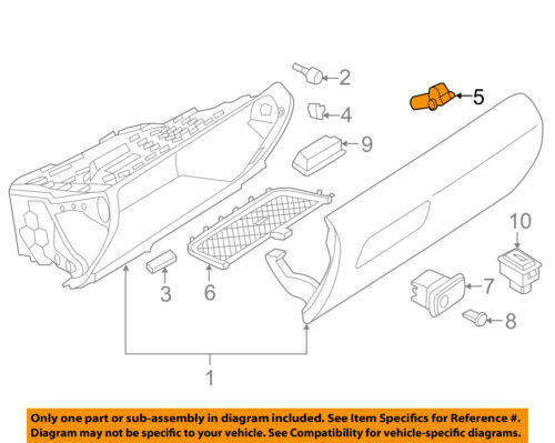 ORIGINAL BMW MINI Hybrid X5 X6 Cooper JCW One M2 M3 Glove Box Damper ...