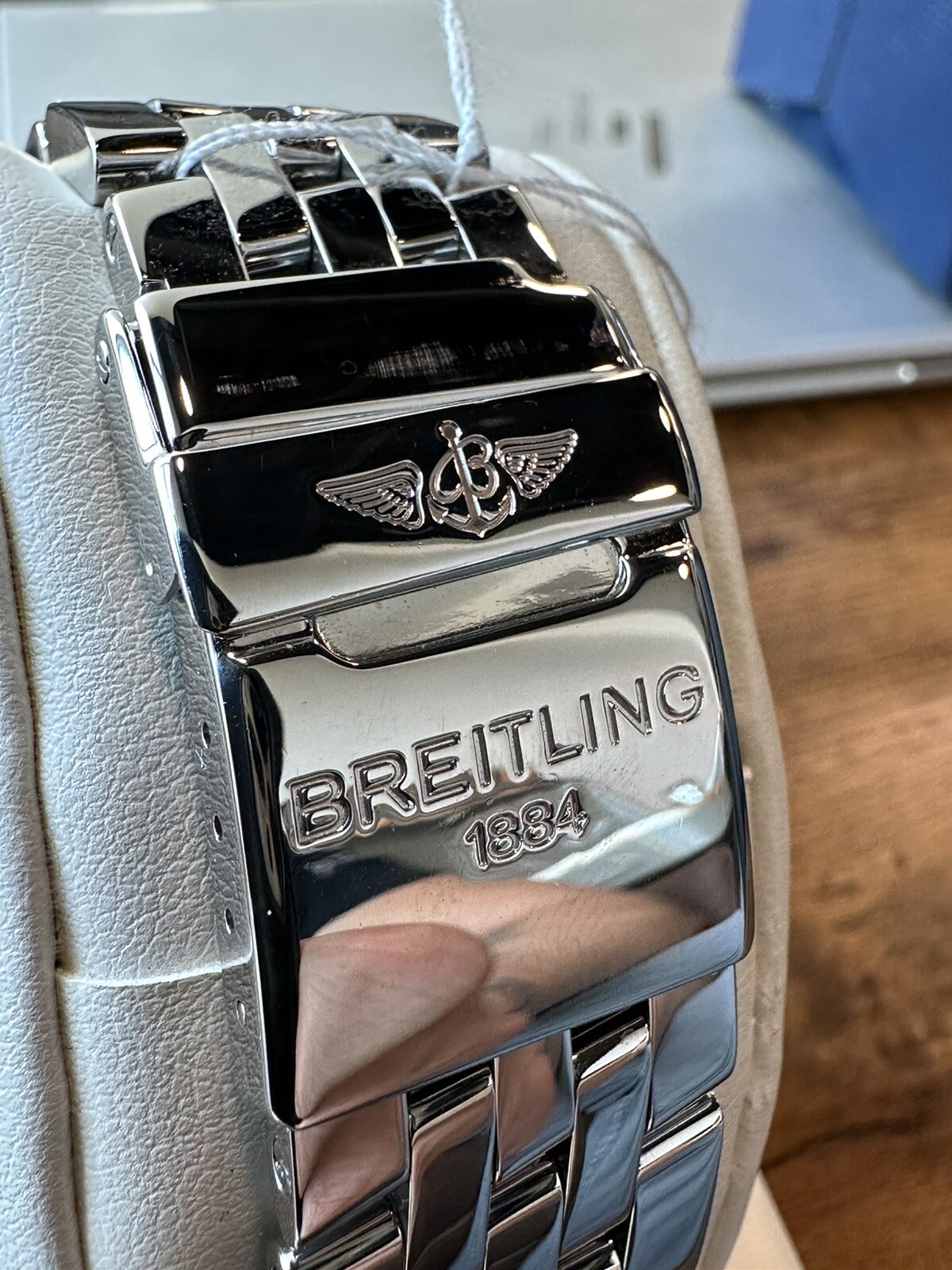 Breitling Chronomat Red Men's Arabic Numerals Dial Stainless Steel ...