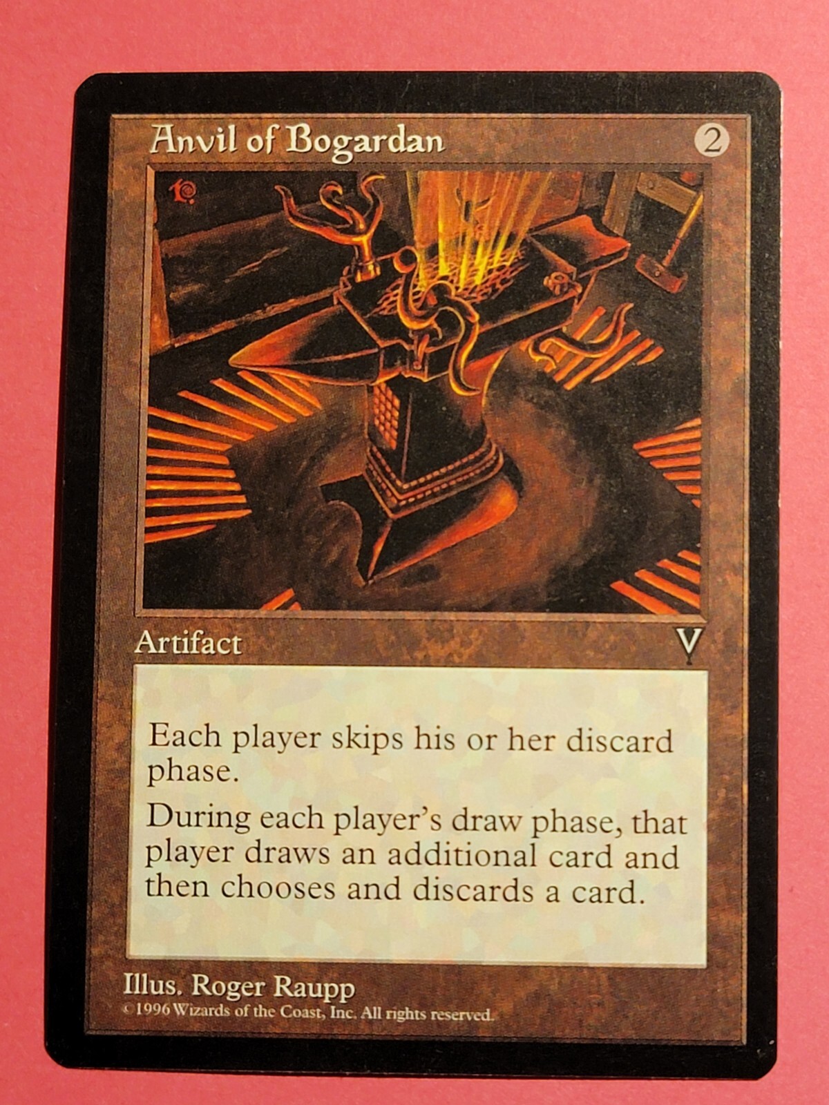 Anvil of Bogardan Visions 141/167 MTG Magic the Gathering Roger Raupp ...