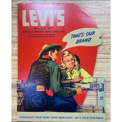 Levi S Signboard Wooden Retro | eBay
