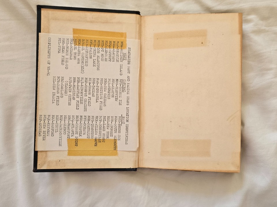 US Navy Pilot Aviators Flight Log Book Jul 1963- Sep 1969 S-2 Aircraft ...