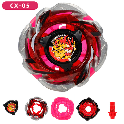 Burst Beyblade CX-05 Red Silver Master Starter Bey Blade Spinning Top Gyro | eBay