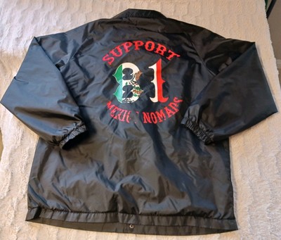 Support 81 Mexico Nomads Hells Angels Jacket Windbreaker Button Up Men ...