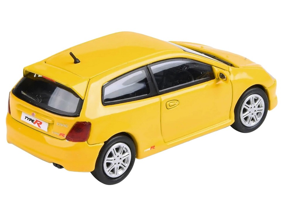 2001 Honda Civic Type R EP3 Sunlight Yellow 1/64 Diecast Model Car by ...
