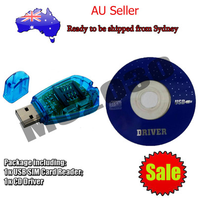 SIM Card Reader Writer Copy Cloner Backup GSM CDMA F Windows XP Vista ...