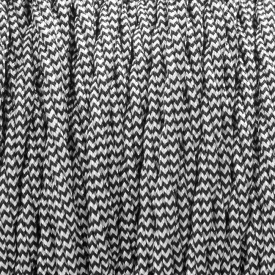 2/3 Core Twisted Braided Fabric Cables Vintage Style Coloured Wire Lamp ...