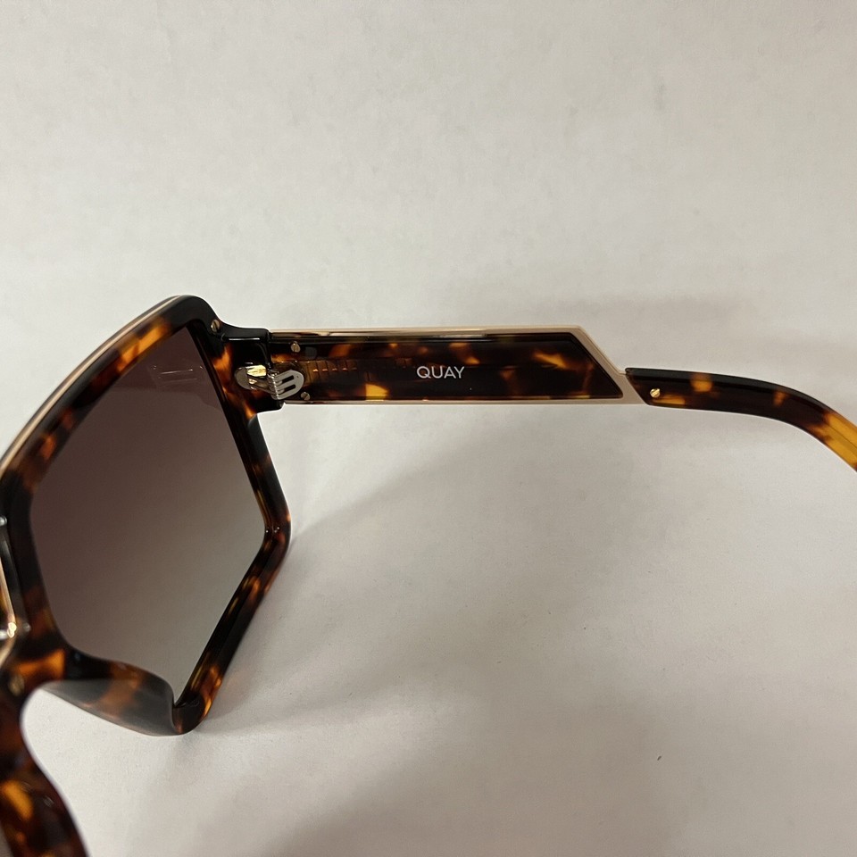 Quay Australia Oversized Almost Ready Sunglasses Tort Brown Polarized ...