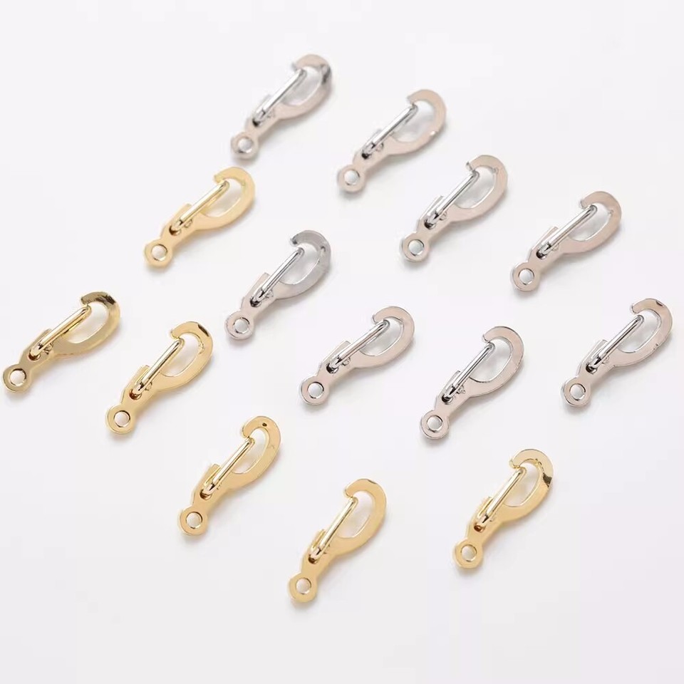 10pcs Gold/Silver Tone Lobster Clasp, Parrot Clasp, Claw Clasp, Jewelry ...