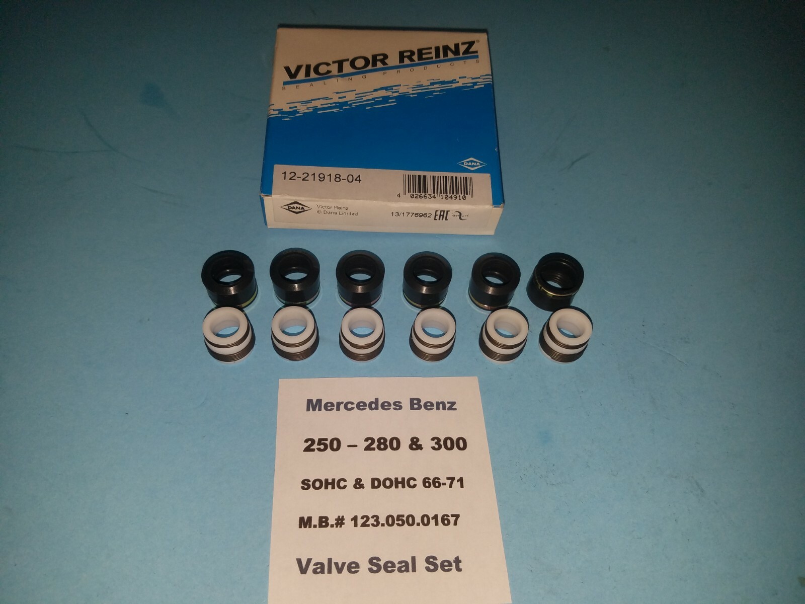 Mercedes Benz M110 2.8 Engine Valve Seal Set - 250,250C, 280, 280C ...