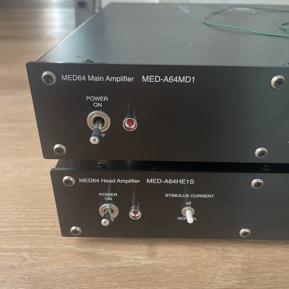 Alpha Med MED64 Microelectrode Array System A64MD1 A64HE1S MED-CPB02 ...