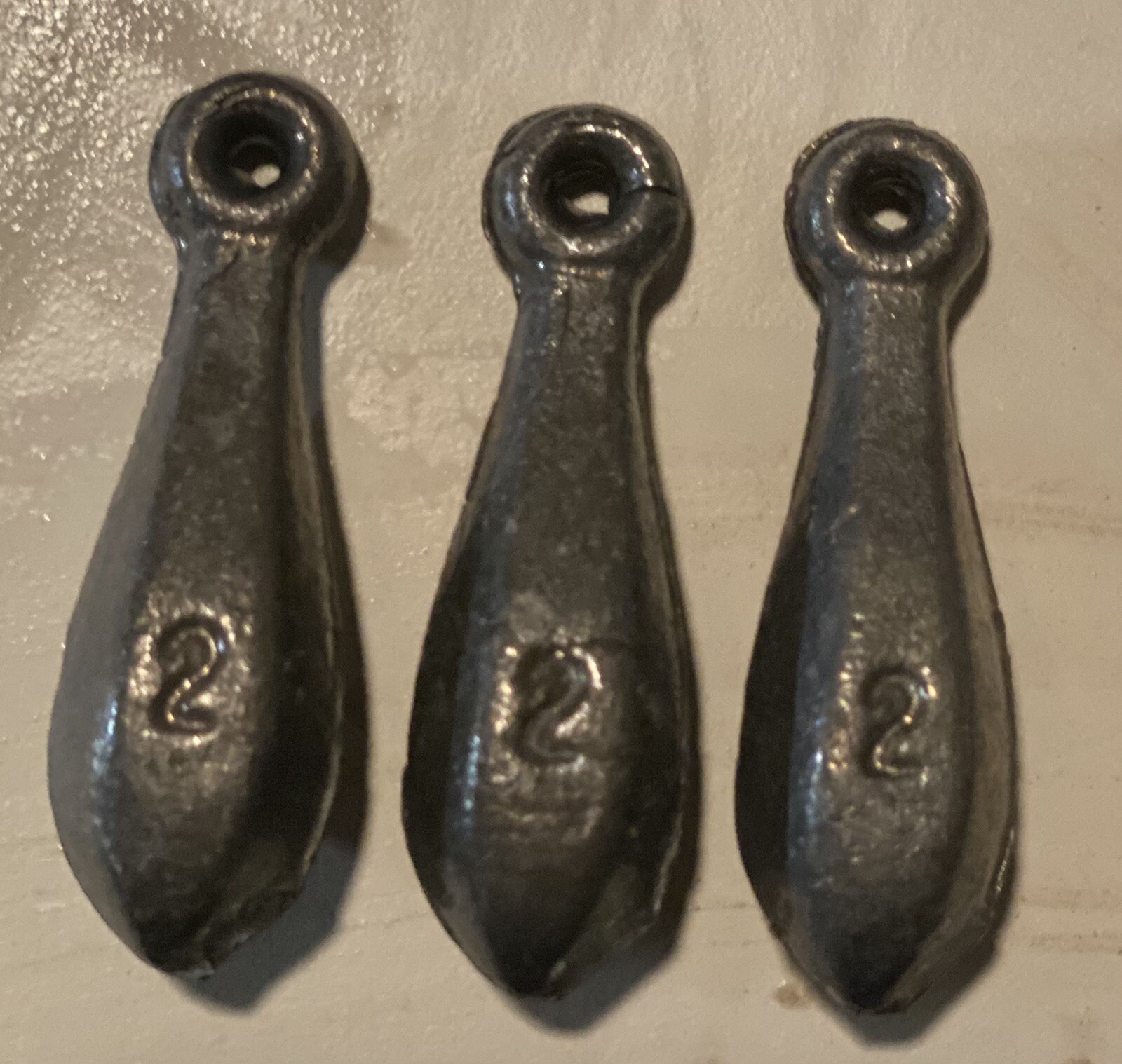 BULK LEAD FISHING SINKERS 20 x 2oz + 20 x 3oz | eBay Australia