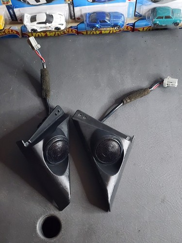 96-00 HONDA CIVIC INTERIOR DOOR MIRROR TWEETER COVER TRIM SET PAIR ...