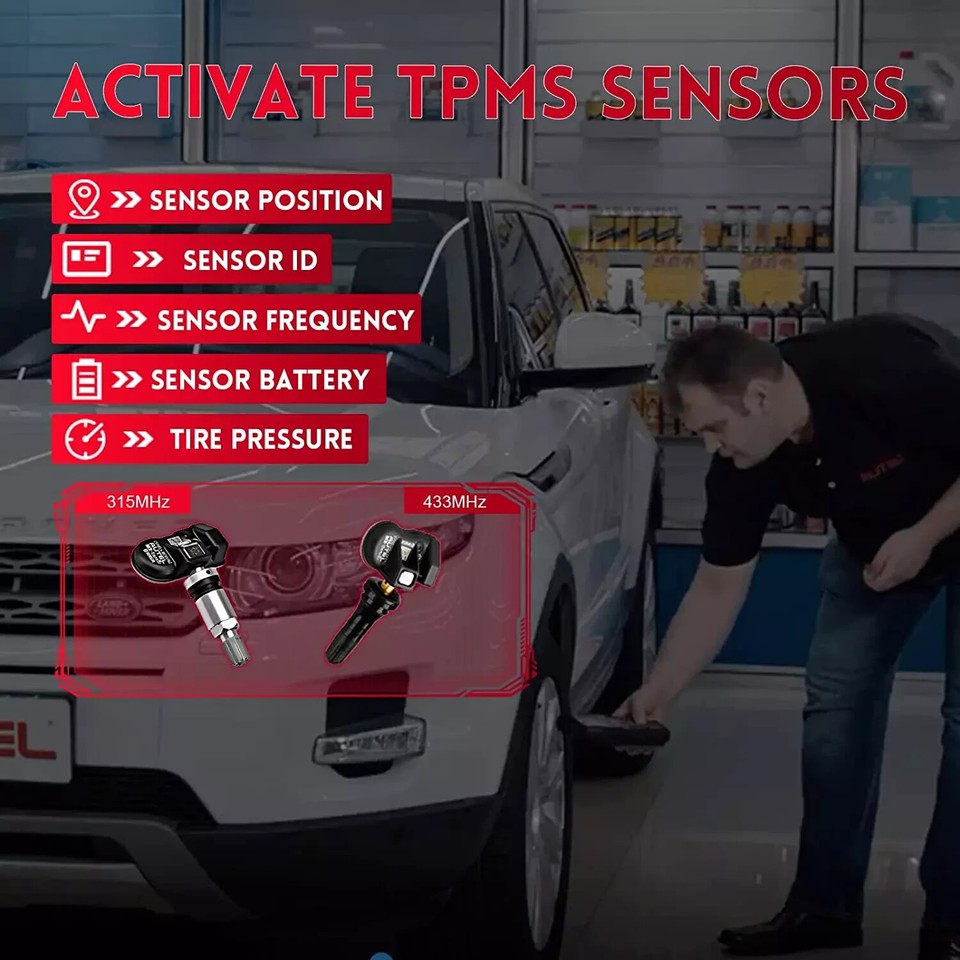 Autel MaxiTPMS TS508WF TPMS Relearn Tool TPMS Sensors Activate/Reset/Programming | eBay