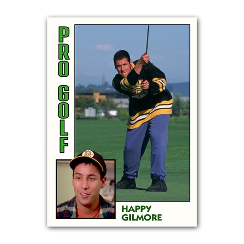 Happy Gilmore Adam Sandler Professional Golf Comedy Trading Card ...