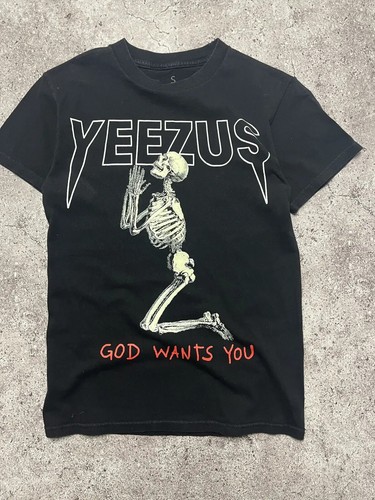 Kanye West Yeezus Black Small T Shirt Skull Skeleton | eBay
