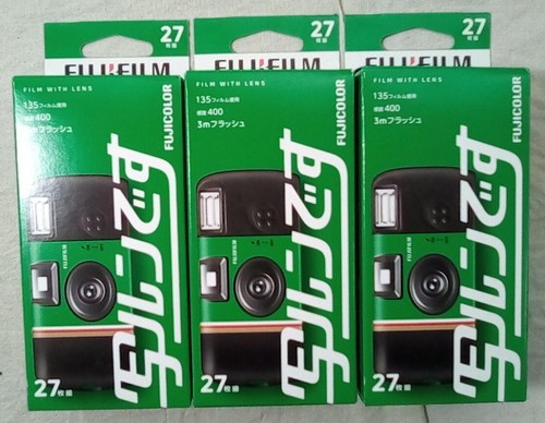 Fujifilm Quick Snap 27 exp. 2027-03 Expiration Date 3-Pack New Package ...