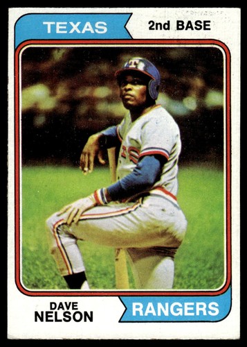 1974 Topps Baseball Dave Nelson 355 Texas Rangers | eBay