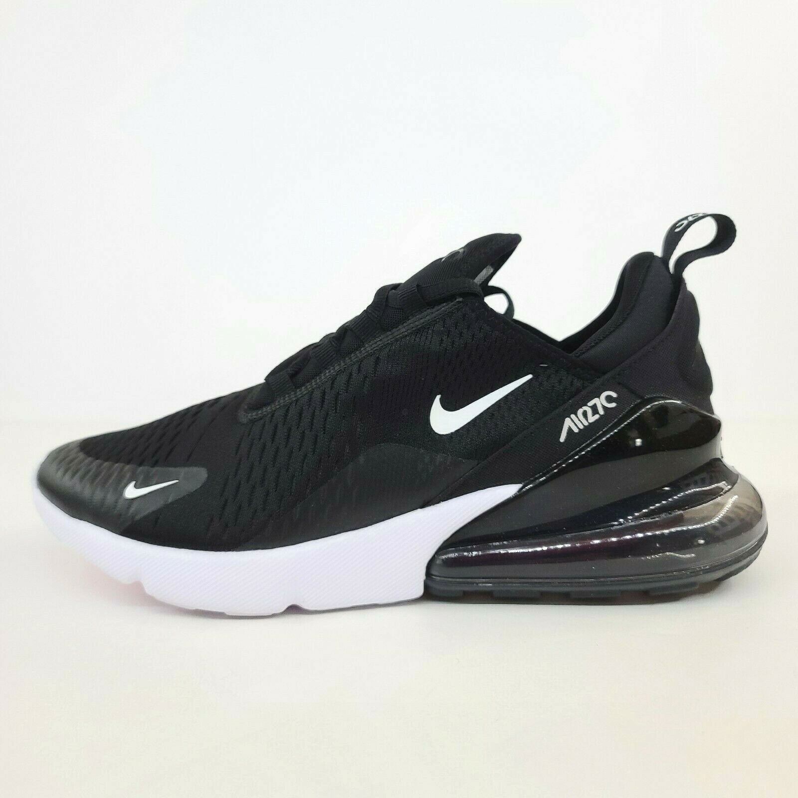 Nike Air Max 270 Black White AH8050-002 New Men's Shoes No Lid