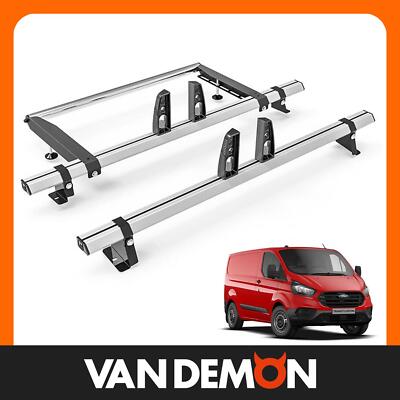 Ford Transit Custom Roof Rack for 2013-2024 GEN1 [H1] Roof 2x Bars ...
