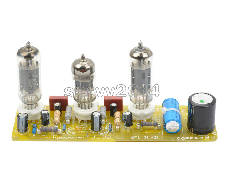 6N1+6P1 Valve Stereo Amplifier Board Vacuum Tube Amplifiers Filament AC ...