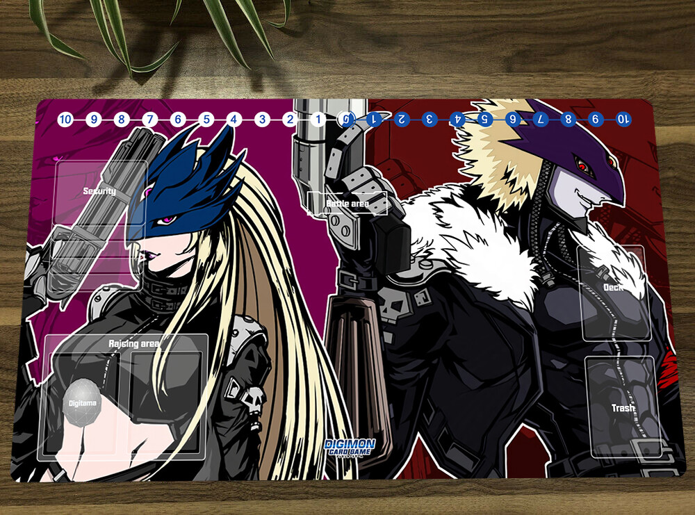 Digimon Duel Playmat Beelstarmon Beelzemon DTCG CCG Trading Card Game ...