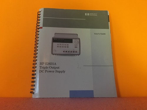 HP / Agilent E3631-90002 HP E3631A Triple Output DC Power Supply User's ...