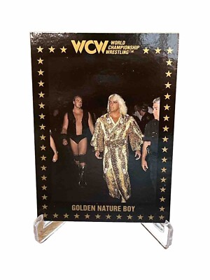 Ric Flair Championship Marketing 1991 WCW Card #68 - Golden Nature Boy ...