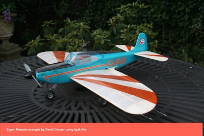 KK Marquis ~ Classic Control Line Model ~ Laser-cut Balsa Wing RIB SET | eBay