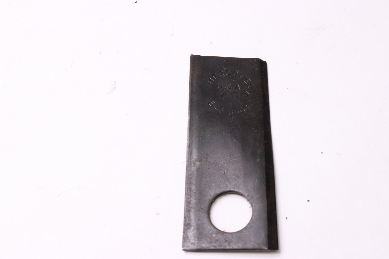 6 Genuine Herschel Drum Mowing Hay Blades B45-6563 4.76"l .890 Hole RH ...