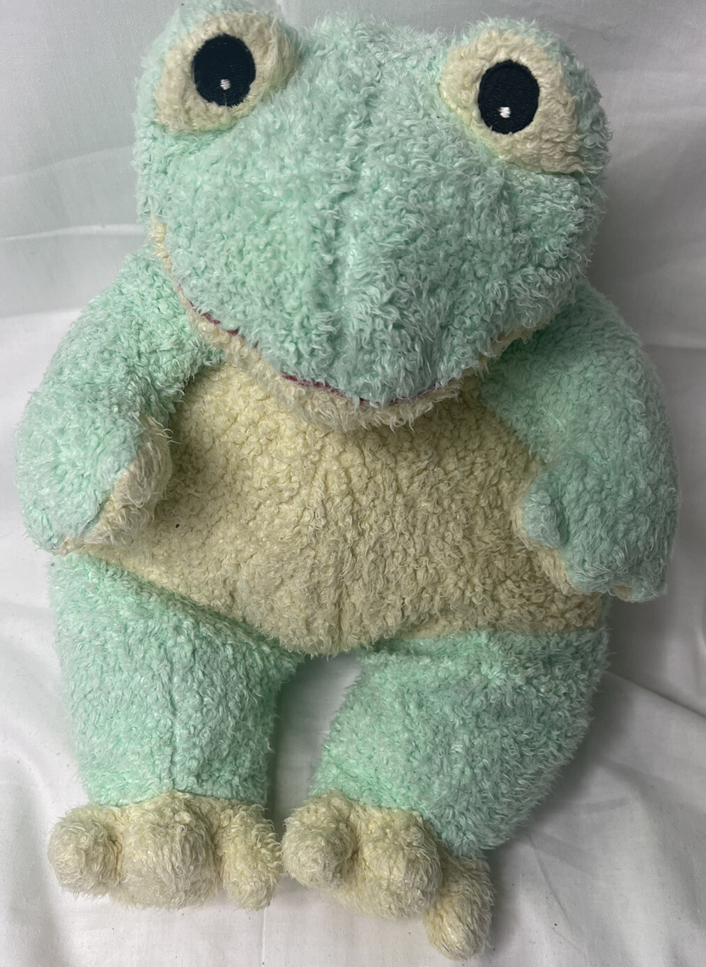 Vintage Baby Ty Pillow Pal Plush 12" 100% Tylon Shell - Rattle Frog ...