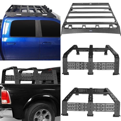 Top Roof Rack / Truck Bed Rack Pickup Cargo Carrier For 2009-2018 Dodge ...