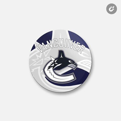 Vancouver Canucks NHL | 4'' X 4'' Round Decorative Magnet | eBay