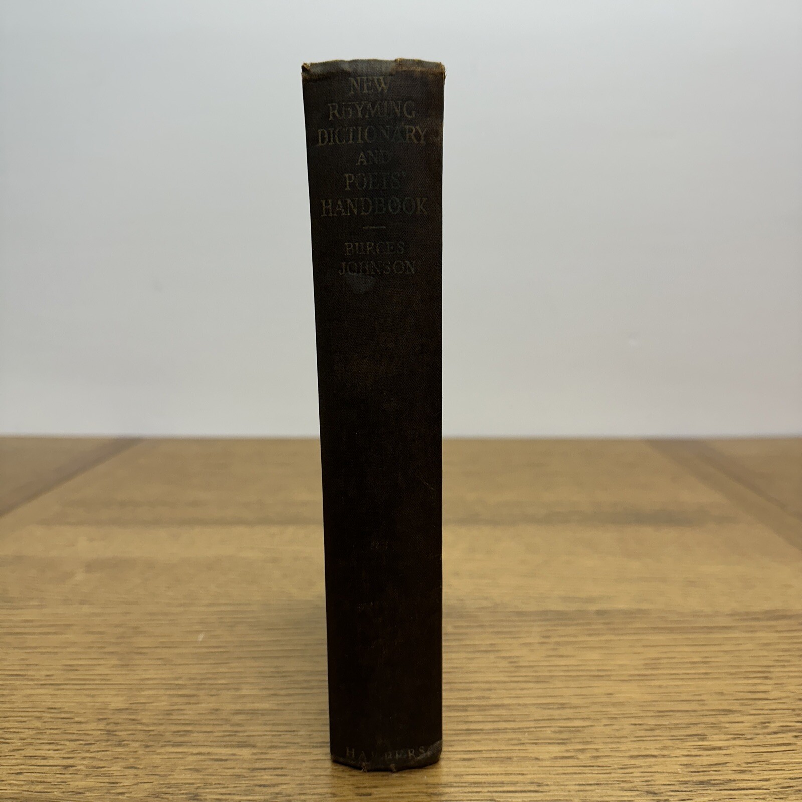 Vintage - 1931 -New Rhyming Dictionary and Poets' Handbook Burges ...