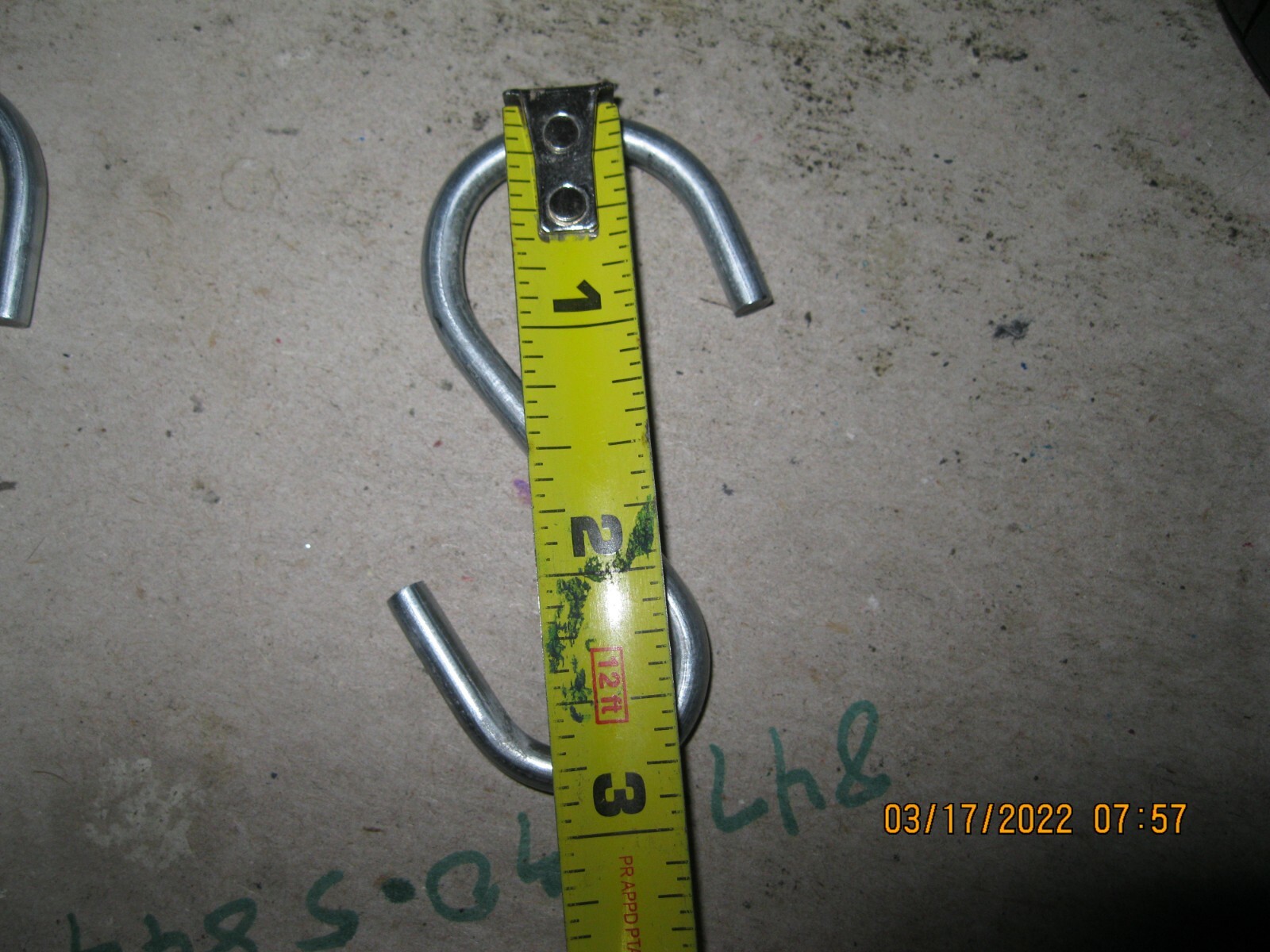 5x Steel 3 Inch S Hook Heavy Duty Hanging Utility Approx 1/8 to 3/16 ...